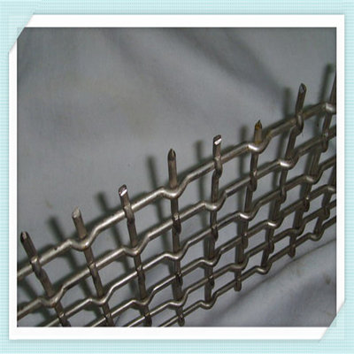 China 1/2&quot;*1/2'' ss 304 crimped wire mesh/500x500 stainless steel decorative wire mesh/Crimped Wire Vibrating Screen Mesh supplier