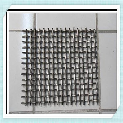 China 8mm opening galvanized crimped wire mesh/Super quality Slot Sieve Screen Mesh/Stailess Steel Windows Screen Wire Mesh Wh supplier