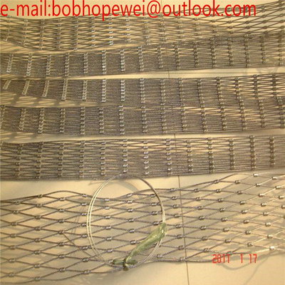 China steel and cable railing/stainless steel zoo mesh/stainless steel wire rope cutters/7*7 stainless steel wire rope supplier