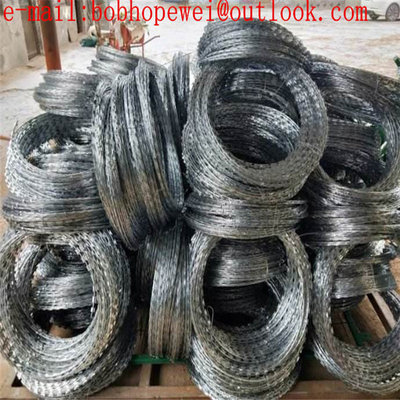 China razor ribbon/razor ribbon price/high security fence/razor wire for sale near me/razor wire tape/razor barbed tape supplier
