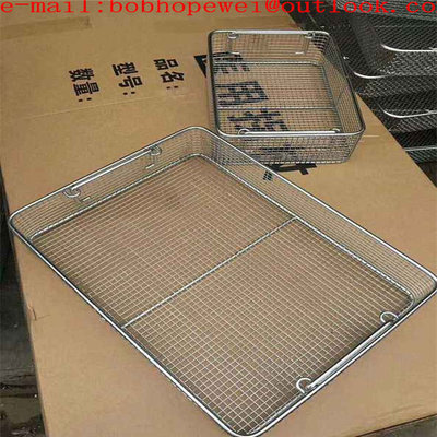 China disinfection medical basket / Disinfection Wire Mesh Basket with lid/ disinfection baskets / cleaning disinfection baske supplier