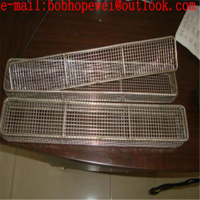 China stainless steel 304 , wire diameter is 1.0mm , mesh hole:4mm , with ISO -9001:2008 and SGS wire mesh medical baskets supplier