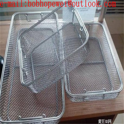 China Medical supplies Surgical operation Sterilization Basket(Surgical Instrument)/surgical wire mesh baskets from factory supplier