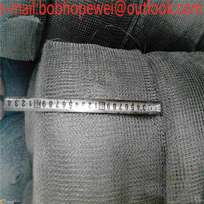 China gas and liquid filter stainless steel Knitted wire mesh for exhaust systems /Stainless Steel Gas Liquid Knitted Wire Mes supplier