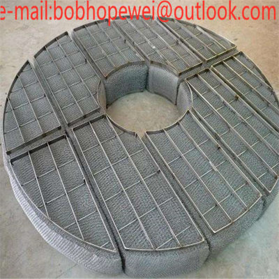 China Stainless steel wire mesh mist eliminator / gas liquid wire mesh demister /Stainless Steel Wire Mesh Demister supplier