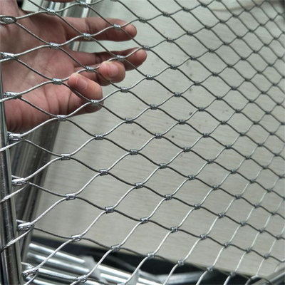 China 316 Stainless Steel Wire Cable Mesh Rope Netting Fence/stainless steel wire rope mesh fence security  /cable mesh supplier