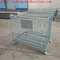 folding storage cages with castors used for supermarket ane warehouse/ Pallet Storage Wire Mesh Cage supplier
