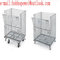 galvanized steel wire metal factory folding storage cages competitive price/metal Folding Metal Storage Cage supplier